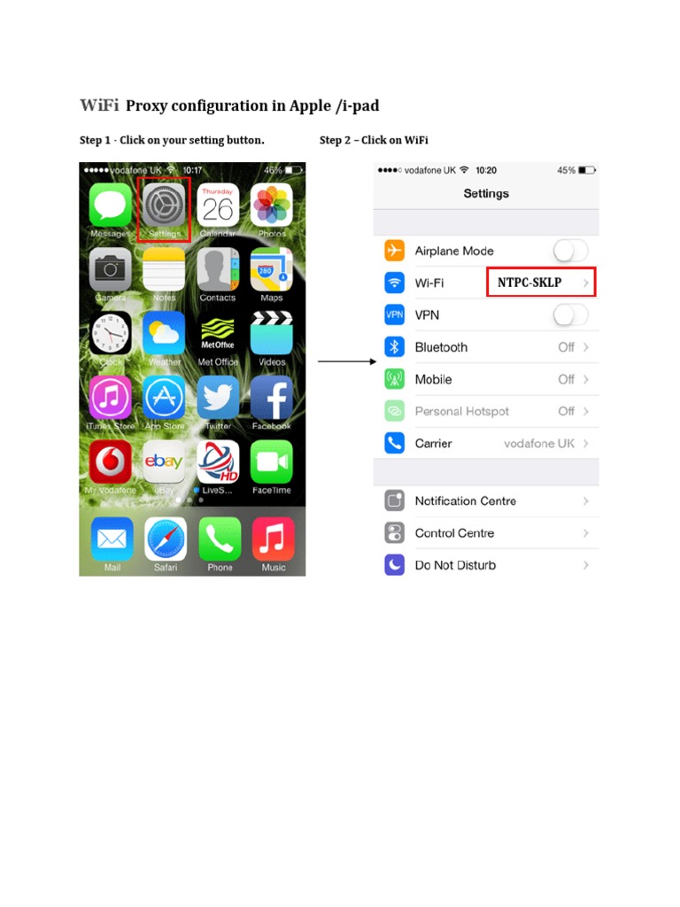 How Configure Wifi Proxy Settings in Smartphones | PDF | Wi Fi | Proxy ...