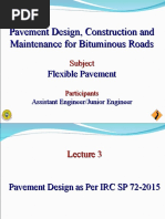 Pavement Design As Per Irc SP 72-2015 | PDF | Road Surface | Road