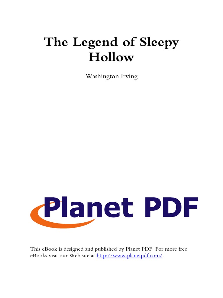 The Legend of Sleepy Hollow: Washington Irving | PDF | The Legend Of ...