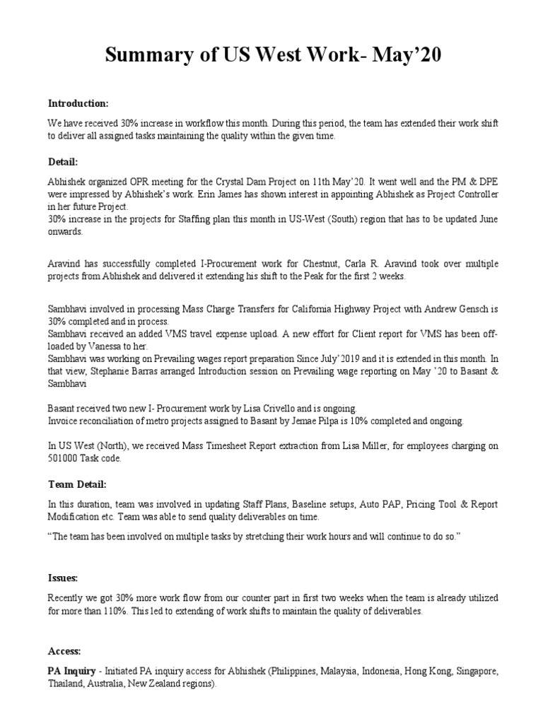 A Summary of Increased Workload and Extended Work Hours in the US West ...