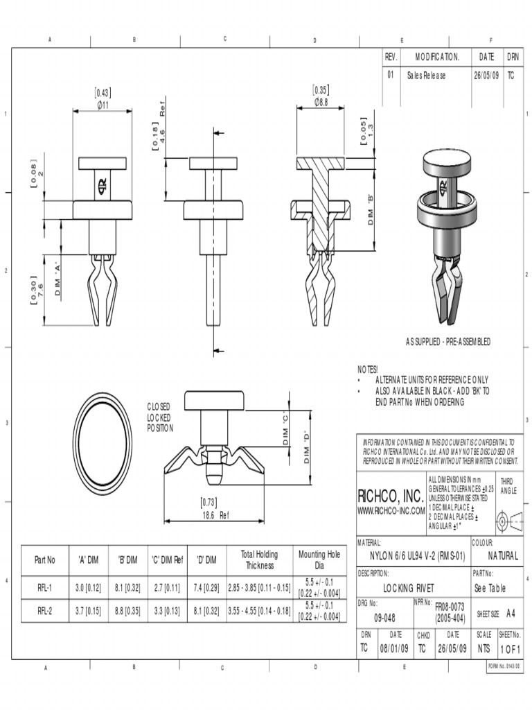 Technical Drawing RFL | PDF