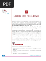 Lesson Plan Metals and Non-Metals Class 8 | PDF | Metals | Alloy