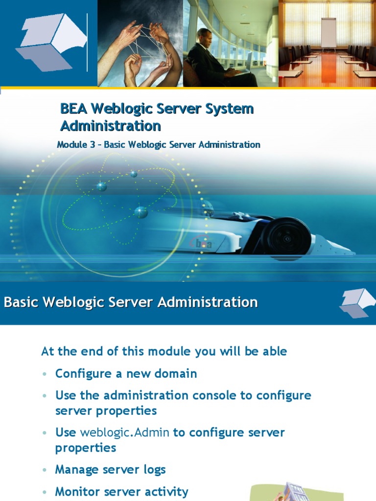 Module 3 Basic Weblogic Administration Pdf Command Line Interface Domain Name