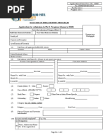 NMC Revised Declaration Form (Faculty & Residents) | PDF | Doctor Of ...