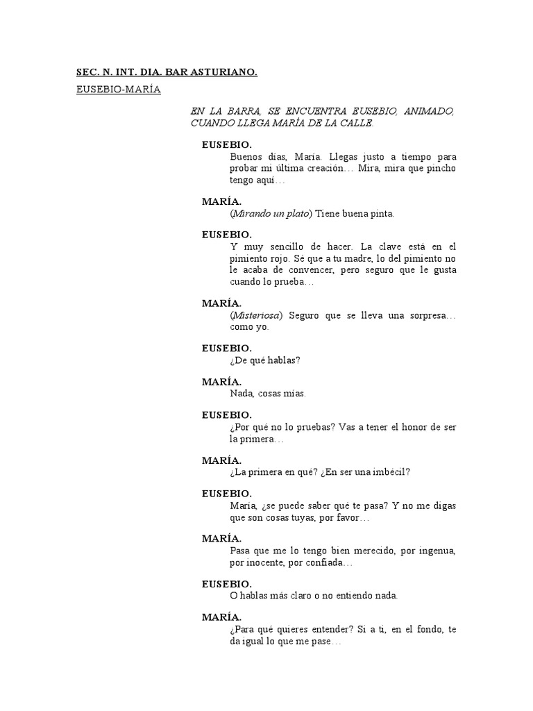 Separata Casting Eusebio-Maria | PDF