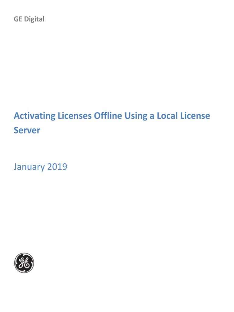 Offline License Activation Guide for GE | PDF | Online And Offline ...