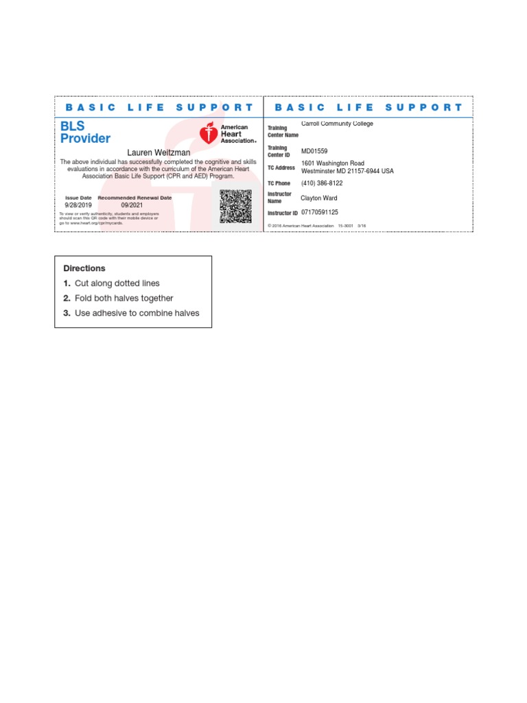 BLS Provider: Basic Life Support Basic Life Support | PDF