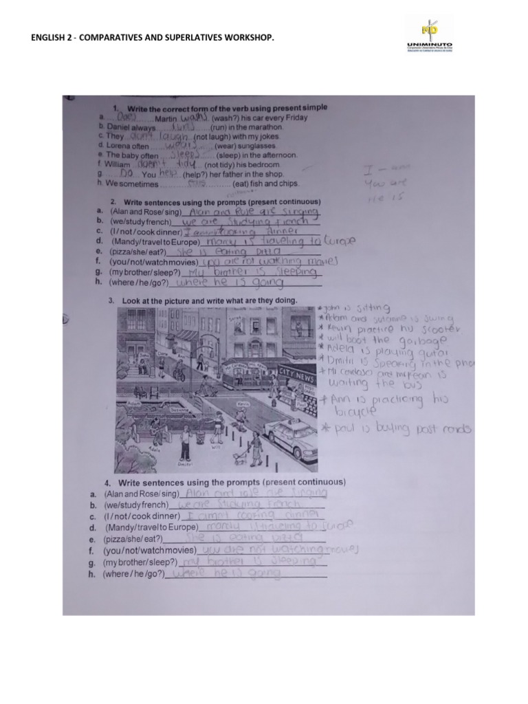 Comparatives and Superlatives Workshop | PDF