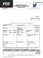 ECSA Application Form | PDF | Banks | Competence (Human Resources)