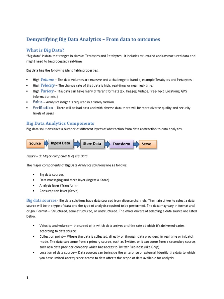 Demystifying Big Data RGc1.0 | PDF | Apache Hadoop | Big Data Demystifying Big Data RGc1.0 | PDF | Apache Hadoop | Big Data