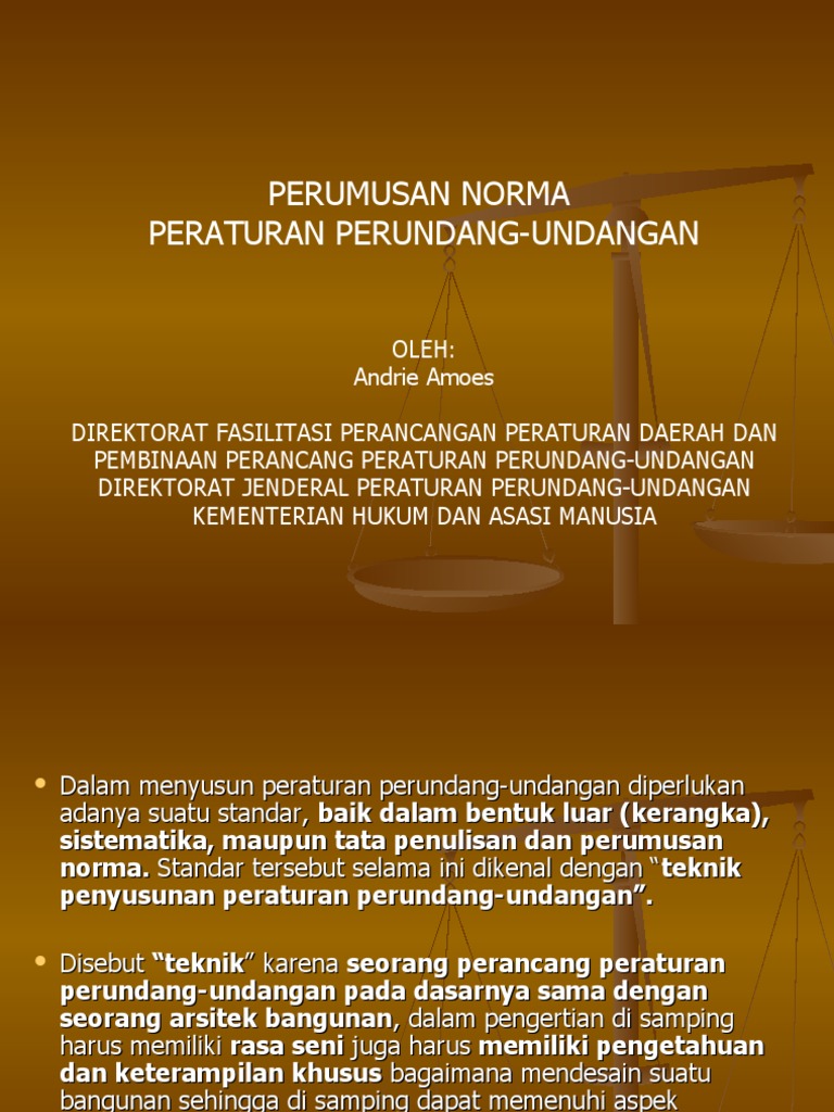 Jenis Rumusan Norma Dan RAGAM Bahasa-Asli | PDF