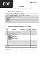 JS3120-Prijava Odjava Lica Osiguranih U Odredjenim Okolnostima | PDF