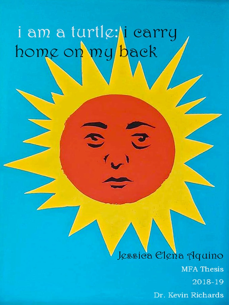 I Am A Turtle/ I Carry Home On My Back | PDF