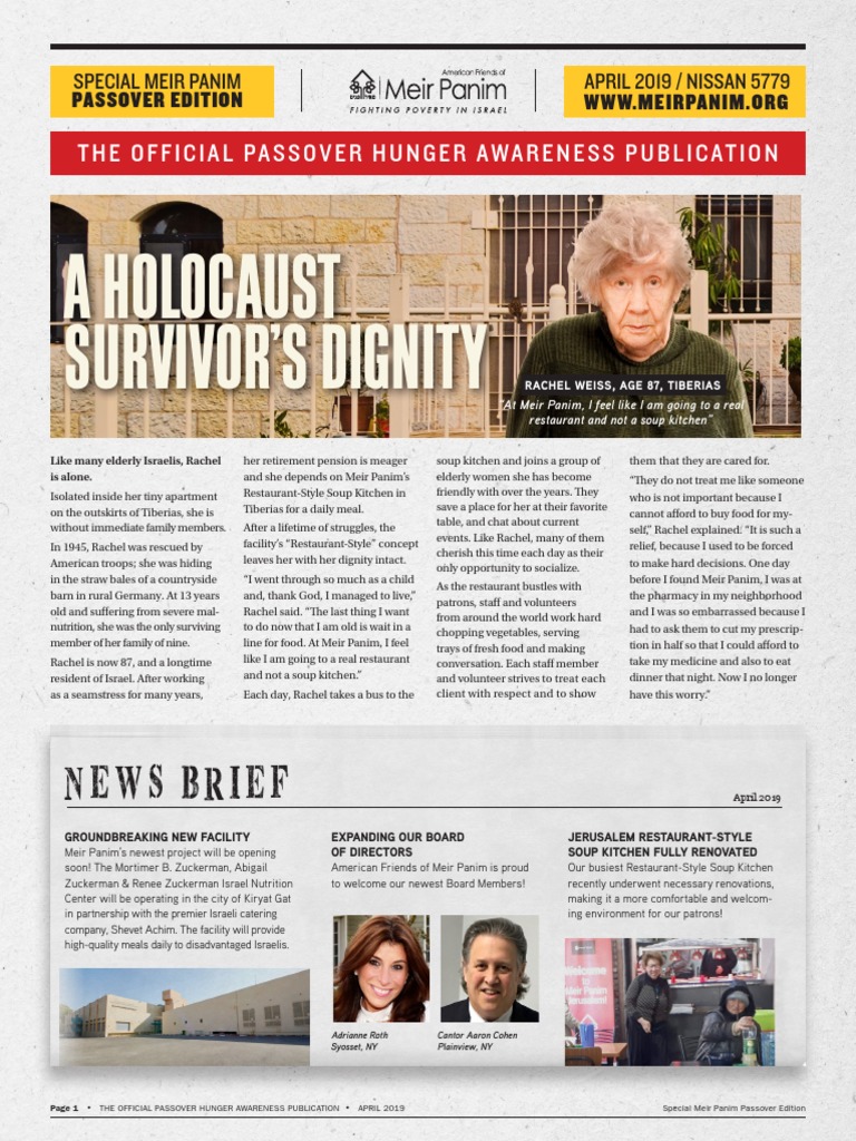 Danielle Rubin Writing Sample | Download Free PDF | Hunger | Passover