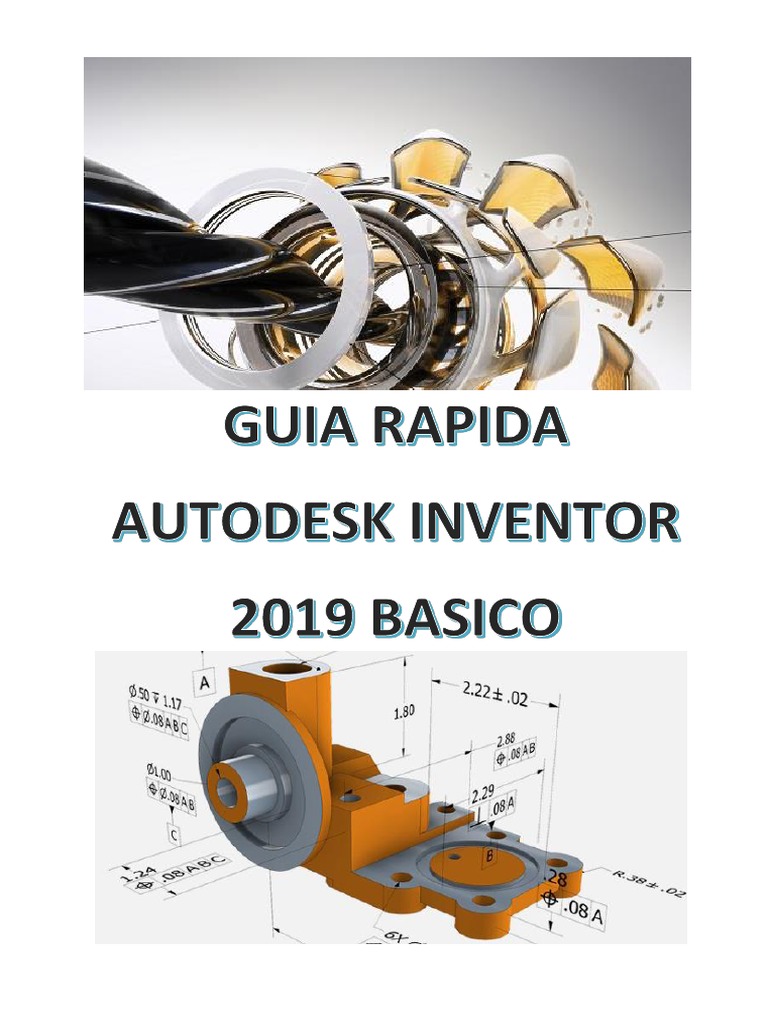 Guía Práctica Autodesk Inventor 2019 | PDF | Tangente | Geometría