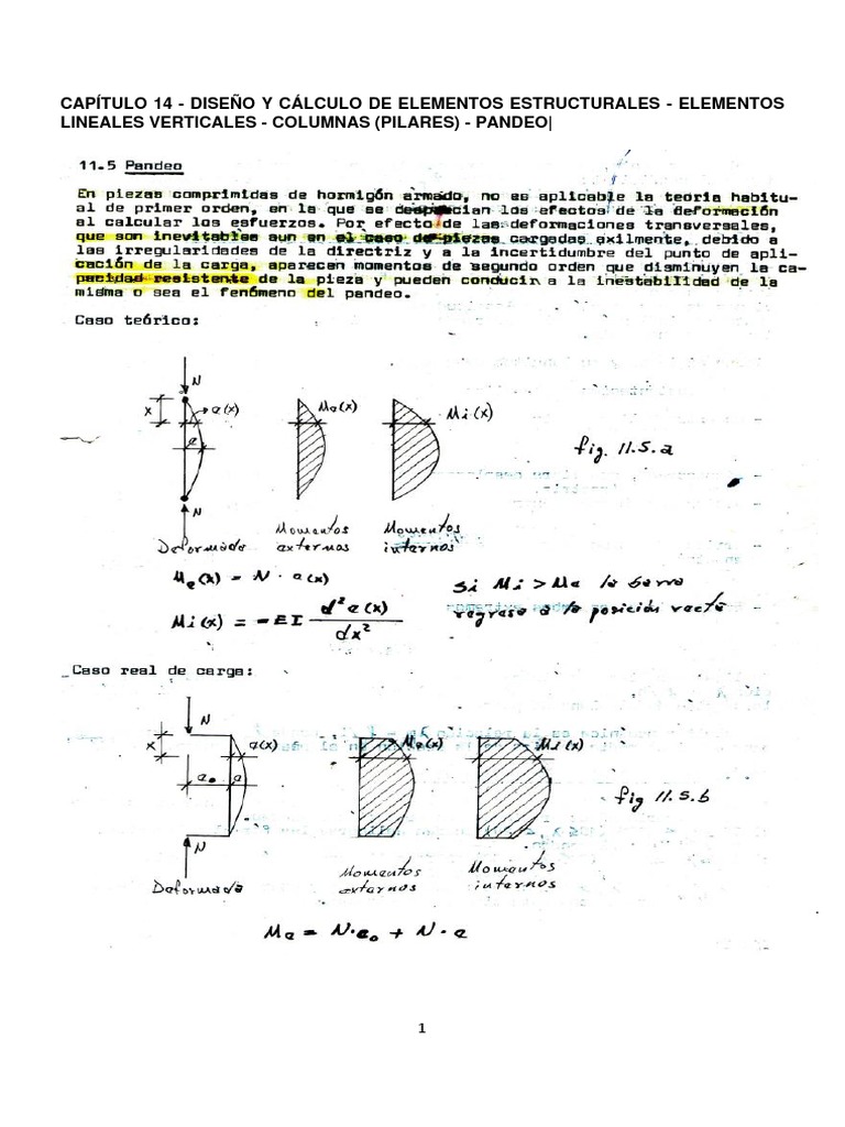 Clases de Hormigón Armado - Diseño de Elementos Estructurales Lineales ...