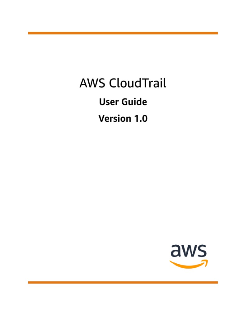 Awscloudtrail Ug | PDF | Amazon Web Services | Command Line Interface