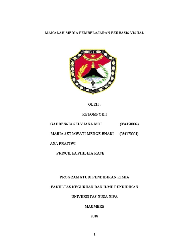Makalah Media Pembelajaran Berbasis Visual | PDF