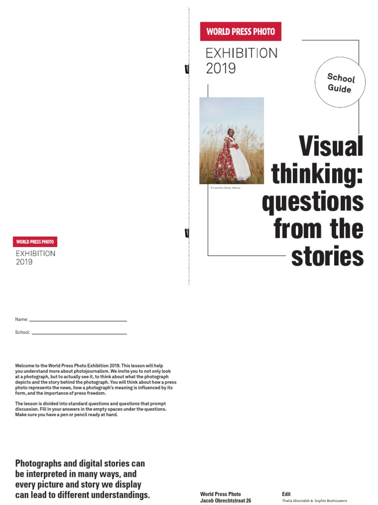 Visual Thinking: Questions From The Stories: School Guide | PDF