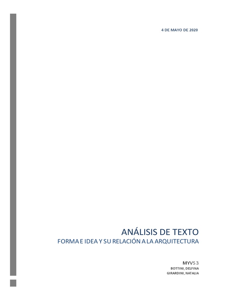 Forma e Idea | PDF | Arquitecto | Diseño