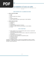 IATA Live Animals Acceptance Checklist 2025 | PDF | Transport ...