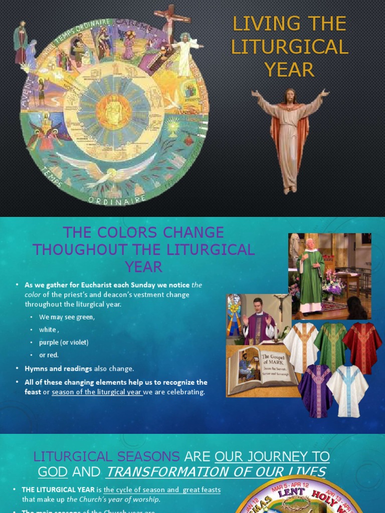 Living The Liturgical Year | PDF | Liturgical Year | Easter