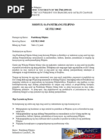 ANG PANITIKANG FILIPINO Module | PDF