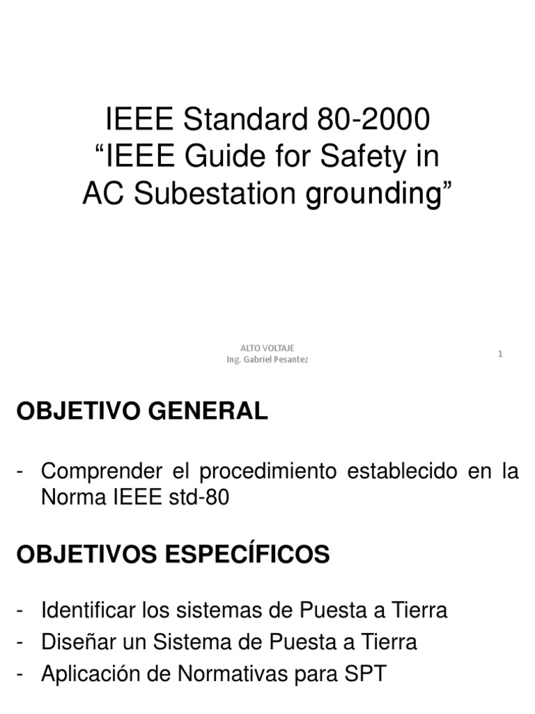7.norma IEEE-std - 80 PDF | PDF | voltaje | Ingeniería de Edificación