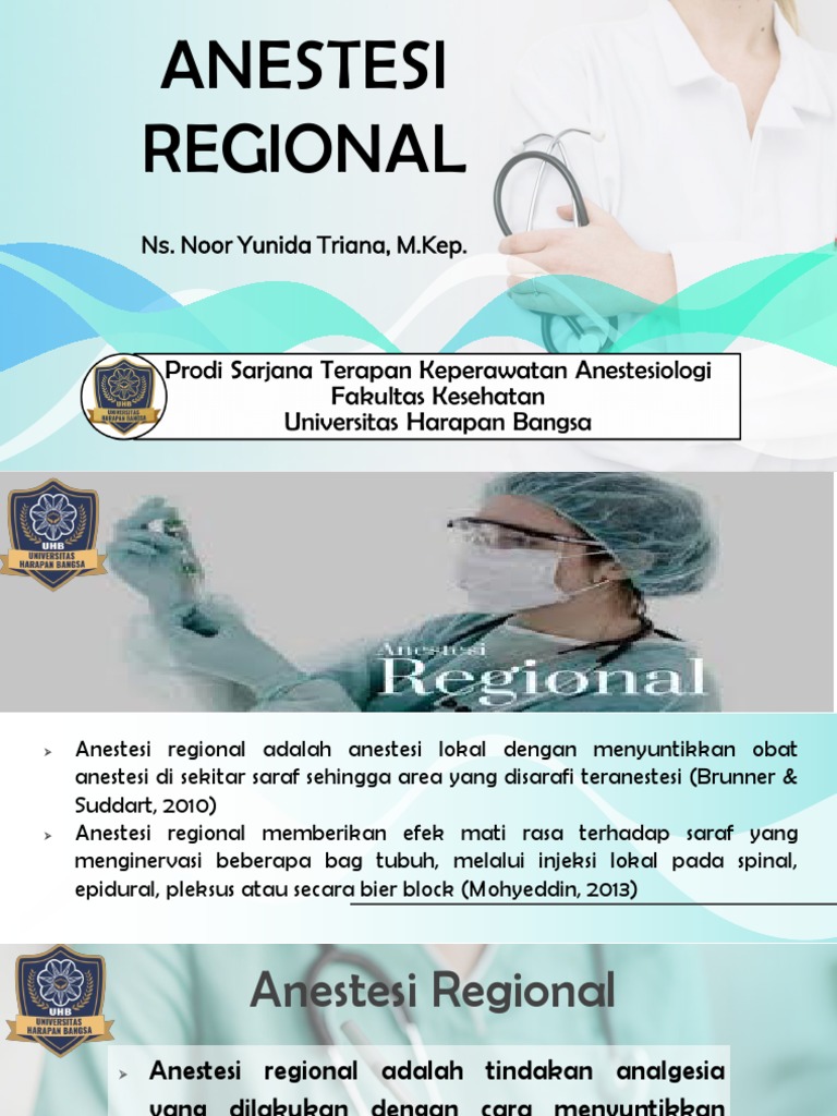Anestesi Regional | PDF