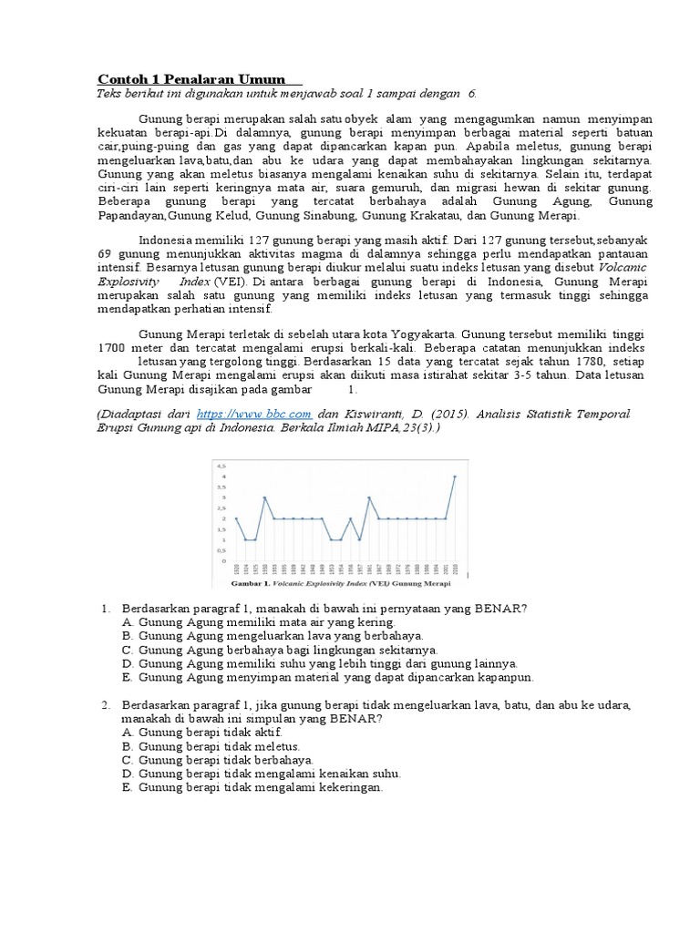 Contoh - Tes - UTBK - TPS - TKA - Saintek 1 | PDF