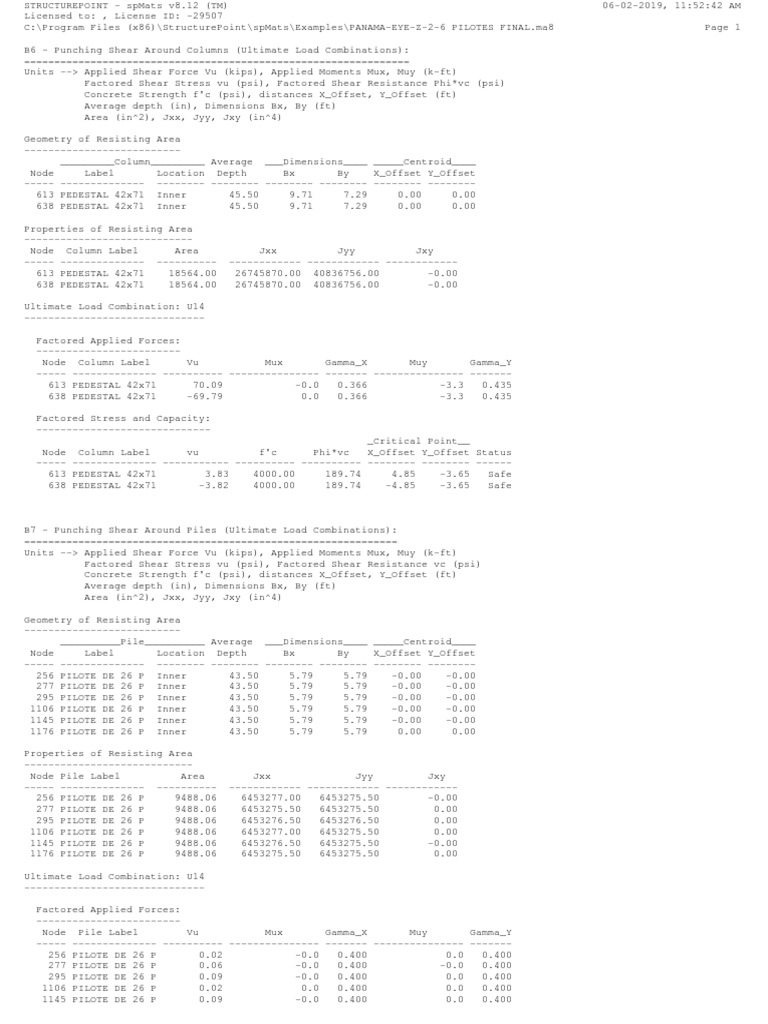Spmats-Punching Shear-Z-2 | PDF | Chemical Product Engineering ...