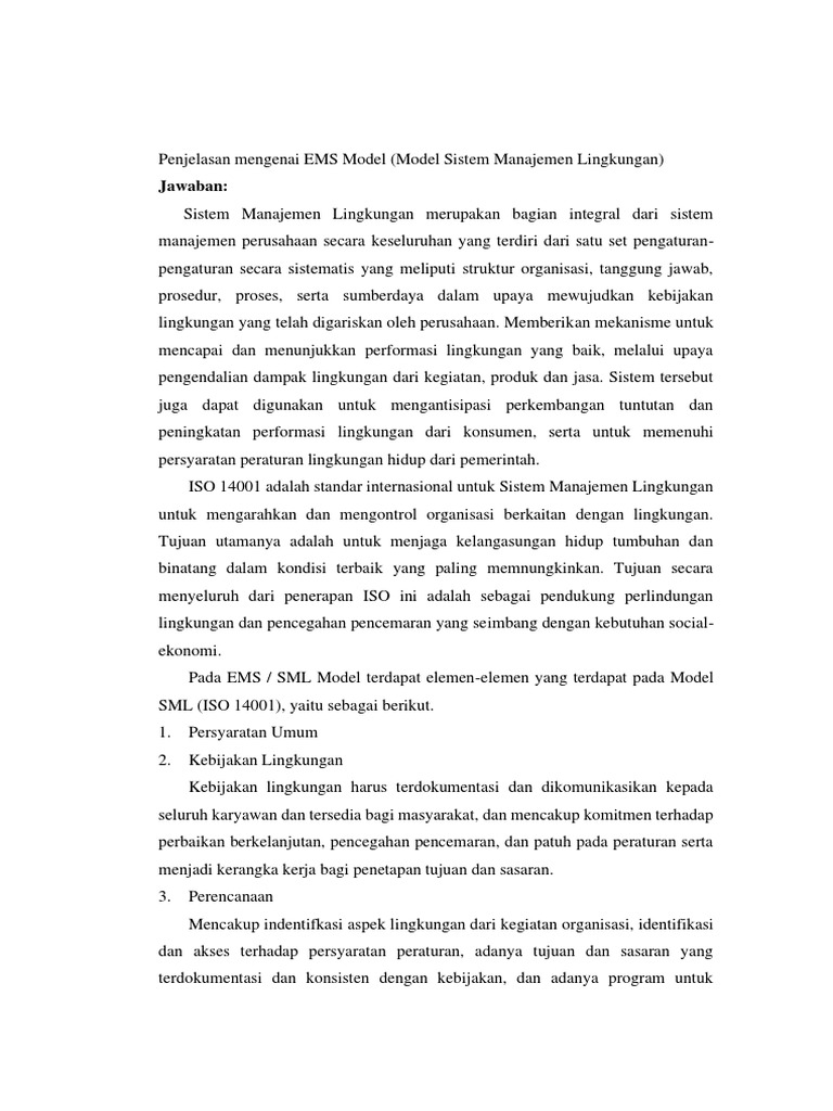 Sistem Lingkungan Industri | PDF