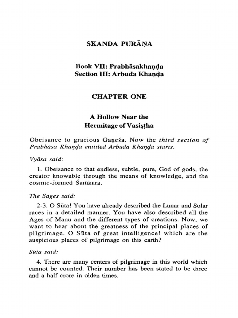 Skanda Purana 22 (AITM) | PDF | Shiva | Hindu Mythology