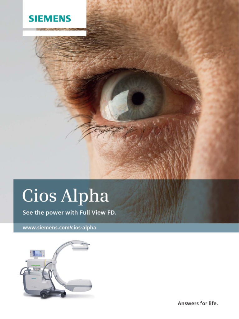 Cios Alpha Brochure | PDF | Surgery | Computing And Information Technology