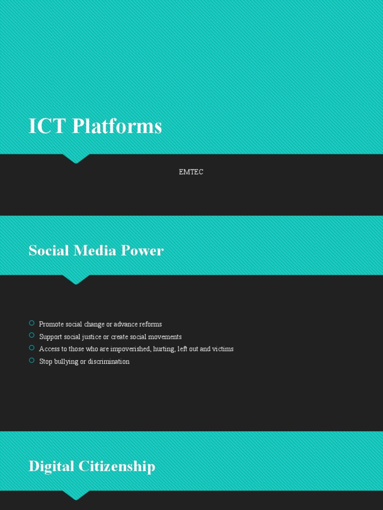 ICT Platforms | PDF | Educational Technology | Software