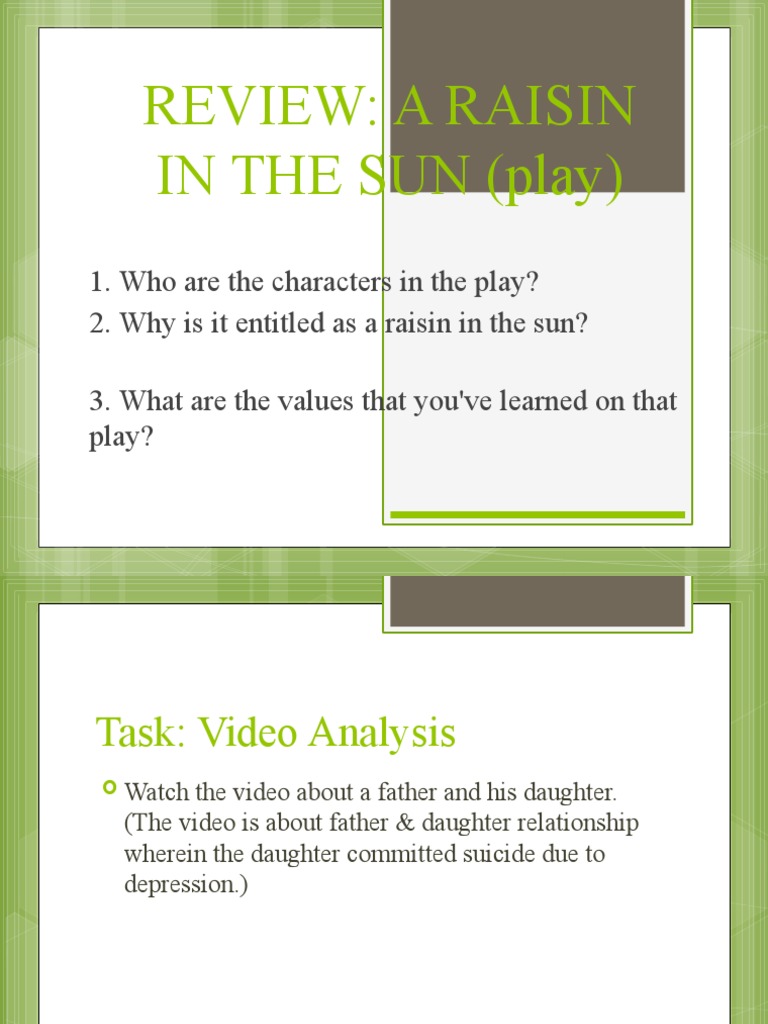 Analyzing "A Raisin in the Sun" & "Death of a Salesman" | PDF