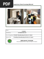 CBLM 4 - Providing Valet Service | PDF