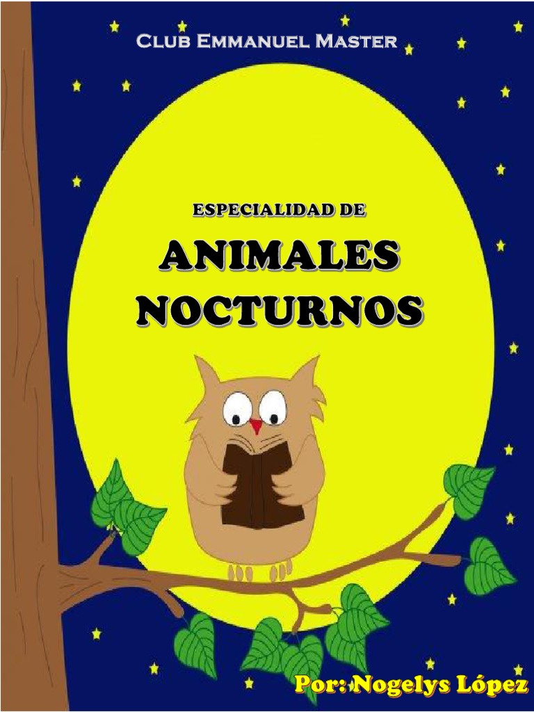 Esp. de Animales Nocturnos PDF | PDF | Murciélago | Aves
