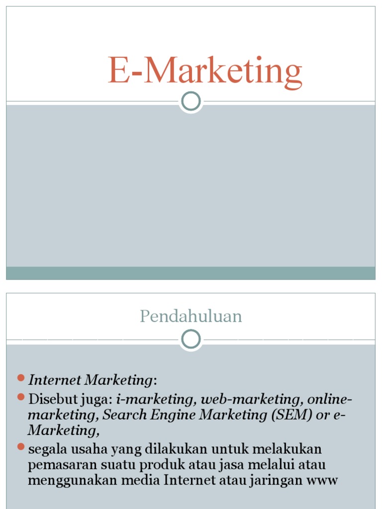 e Marketing | PDF