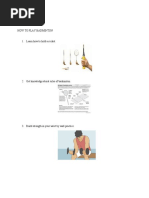 Badminton Faults and Fouls Explained | PDF | Ball Games | Athletic Sports