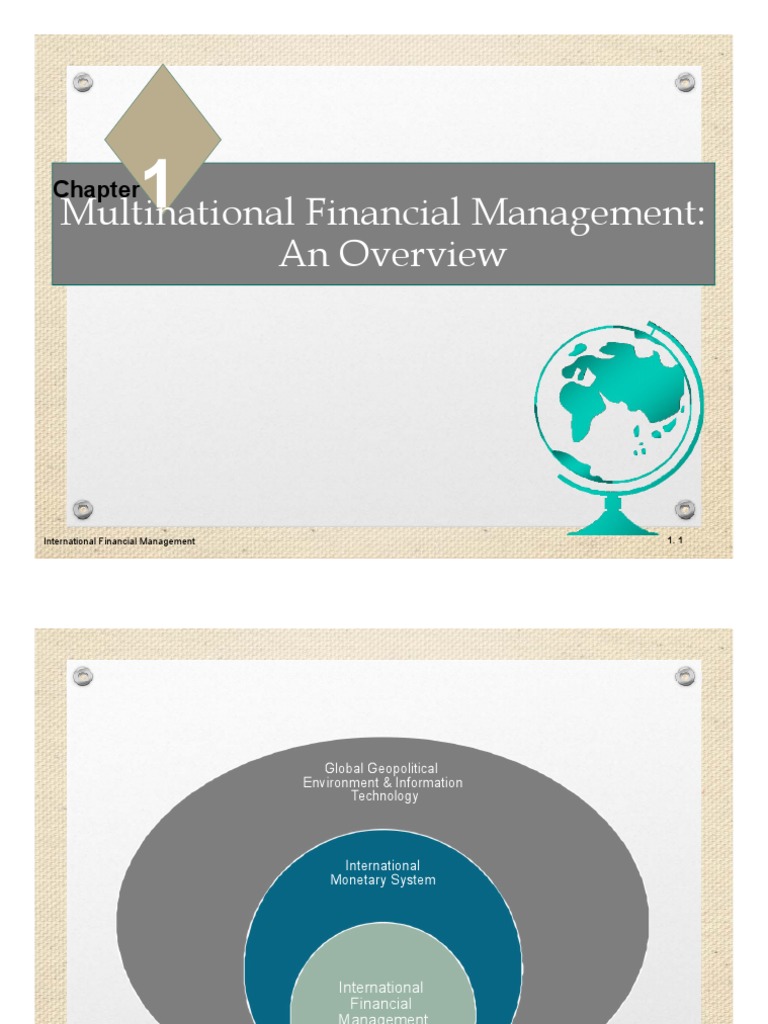 Multinational Financial Management Overview | PDF | Multinational ...
