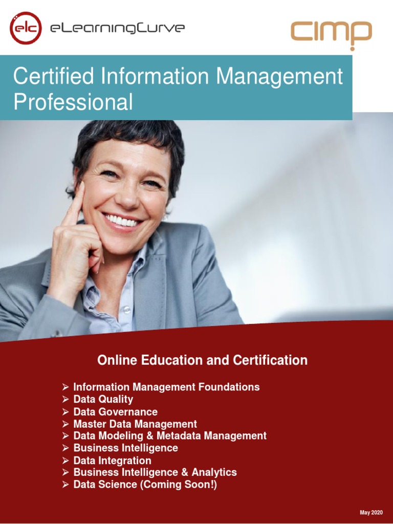 Certified Information Management Professional: Online Education and Certification | PDF ...