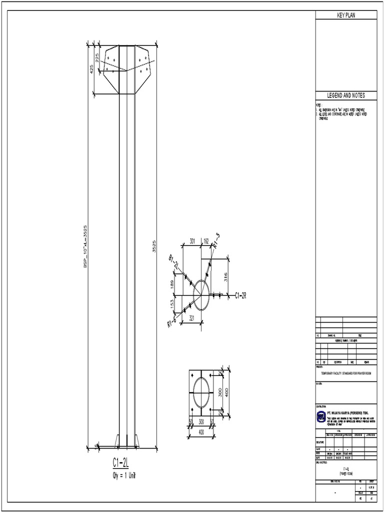 Key Plan: Pt. Wijaya Karya (Persero) TBK | PDF