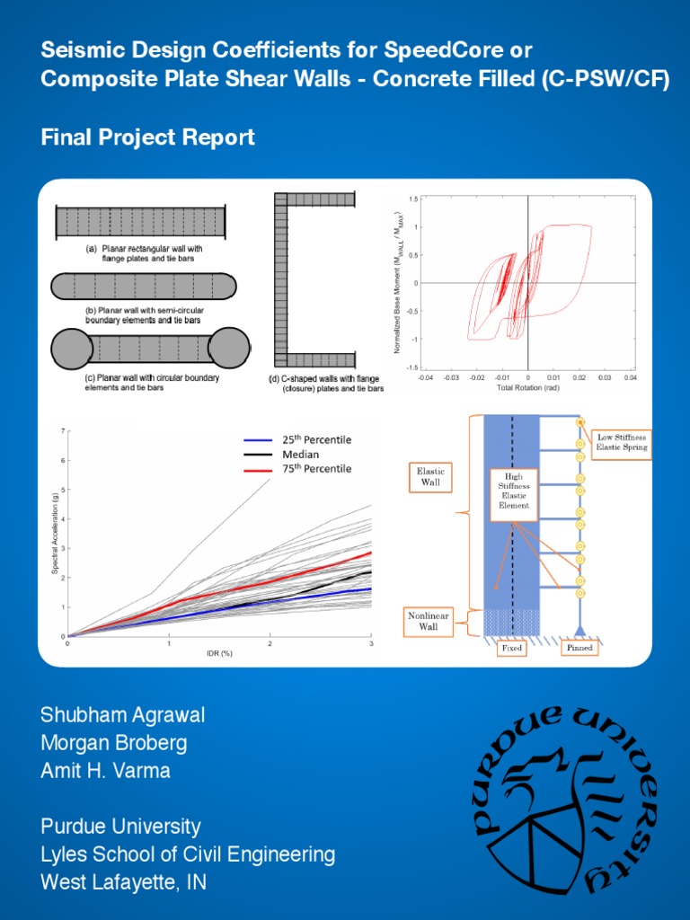 Seismic Design Coefficients For SpeedCore or Composite Plate Shea | PDF ...