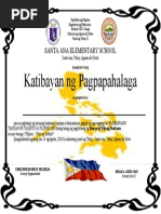 Certificate of Appreciation-Final Template - Tagalog-Edited | PDF