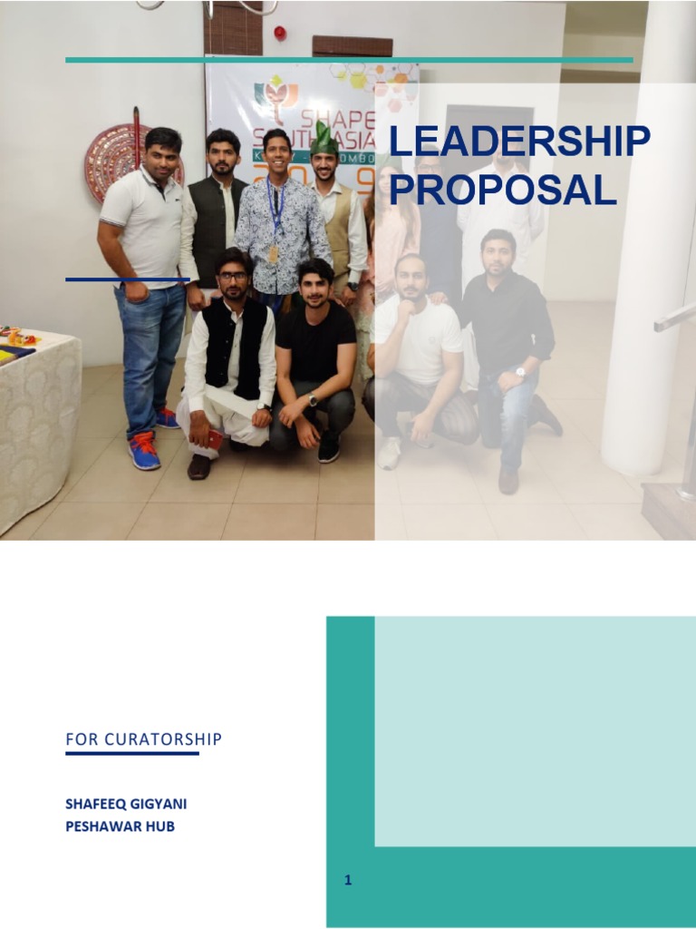 Leadership Proposal Leadership Proposal: For Curatorship | PDF | World ...