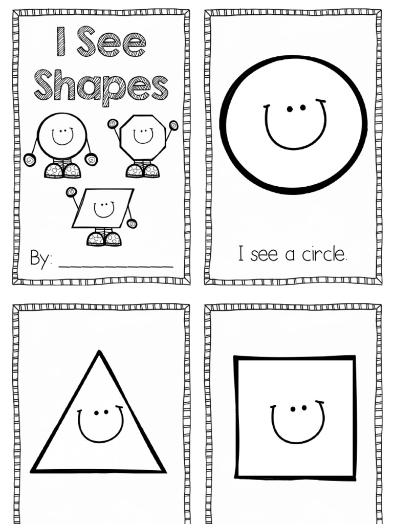 I See Shapes Emergent Reader | PDF