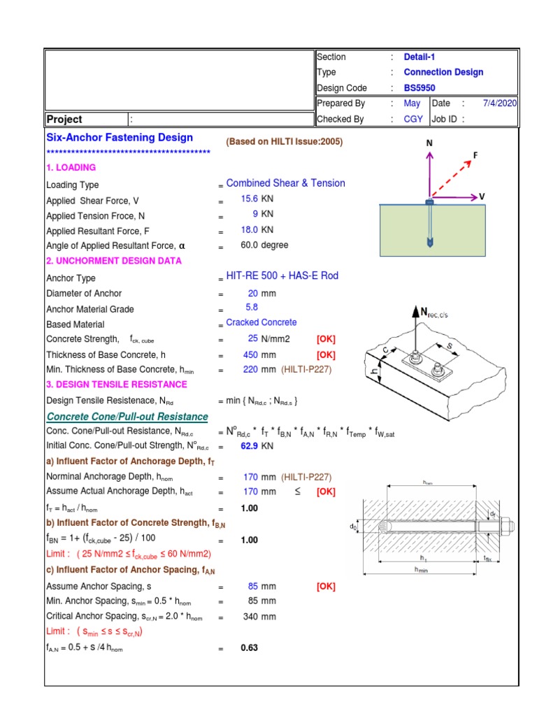 HAS Rod With HIT-RE 500-MPA | PDF | Building Technology | Concrete