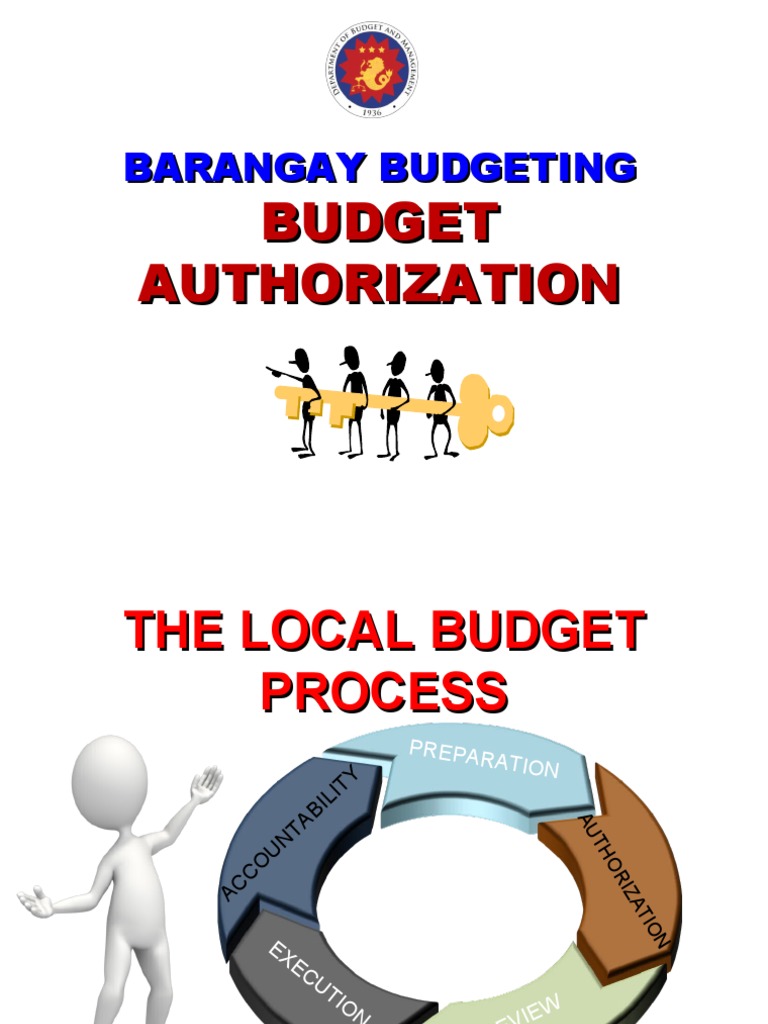 BUDGET AUTHORIZATION LECTURE-BARANGAYS-2020 - Des | PDF | Bill (Law ...