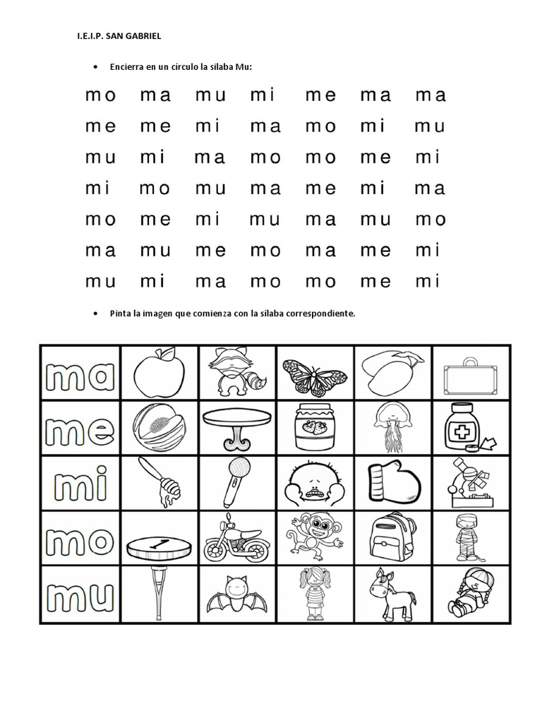 Sílaba Mu PDF | PDF